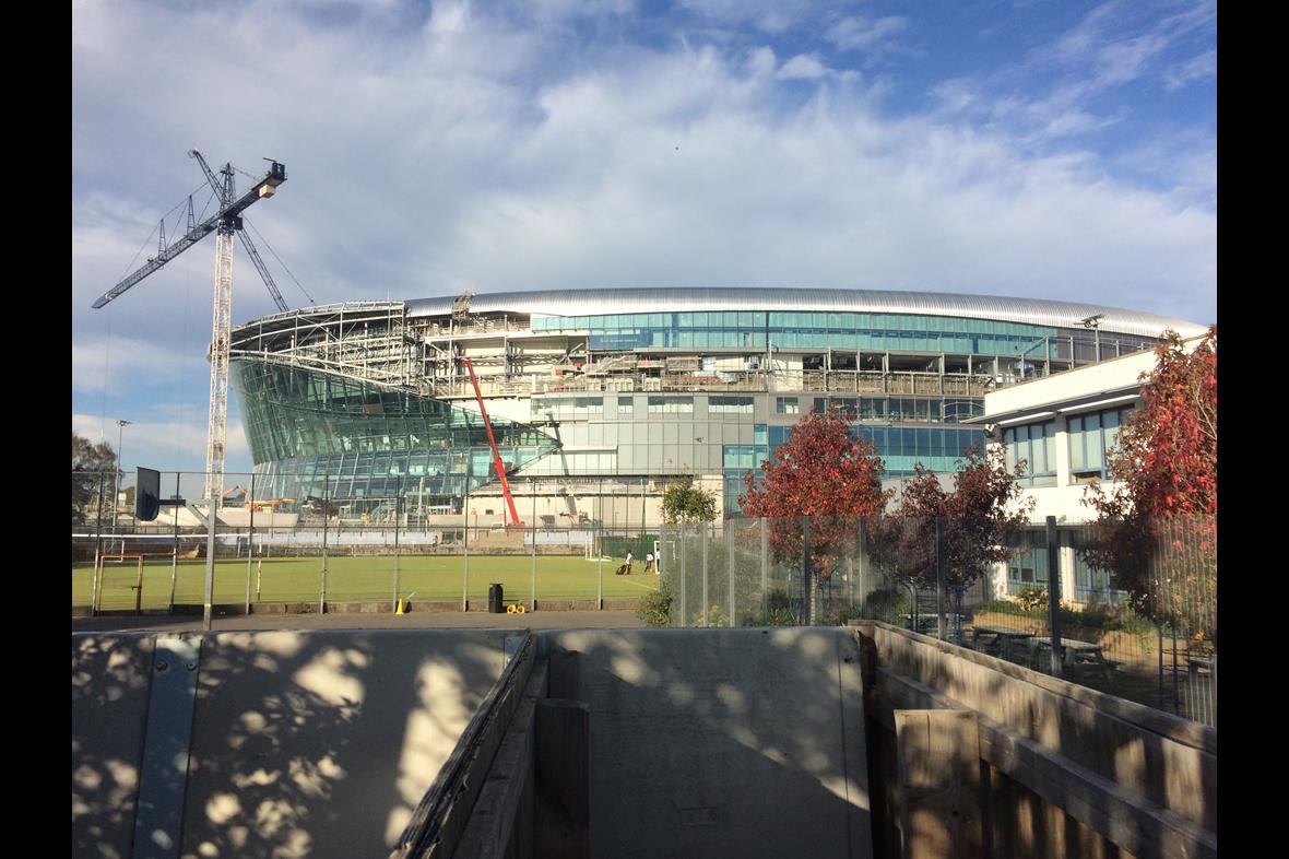 In pictures: How Spurs' stadium now looks, 10 weeks after delay first ...